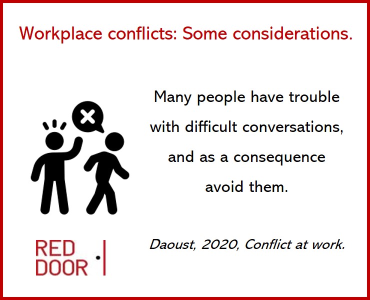Workplace conflict: You can handle it. – Start your Red Door Journey